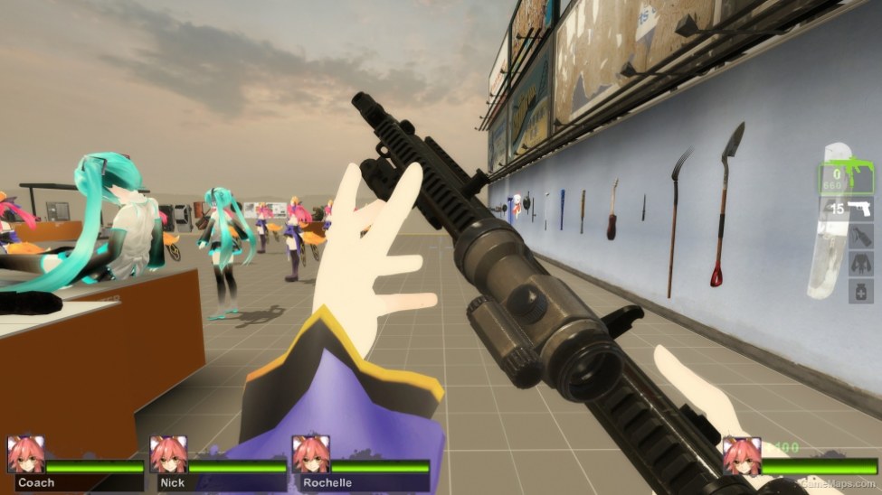 KF2 Scar-H Black (MP5N) (request) (Left 4 Dead 2) - GameMaps