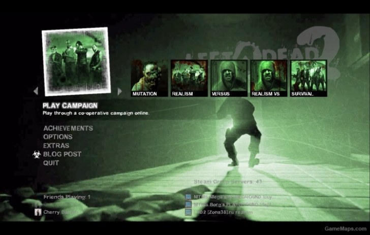 Menus Mods - Left 4 Dead 2 - GameMaps