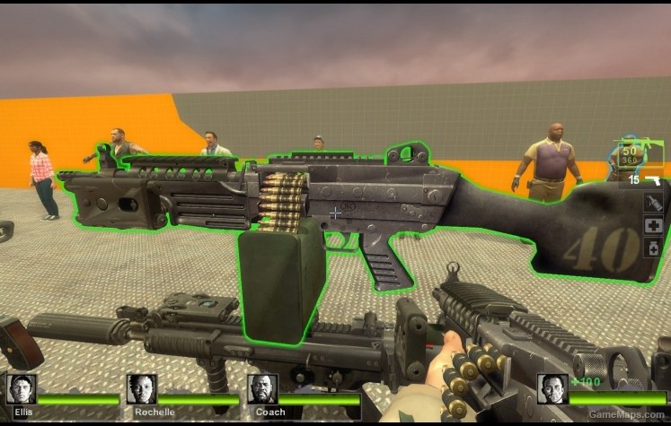 LAM M60 Modified (M16) (Left 4 Dead 2) - GameMaps