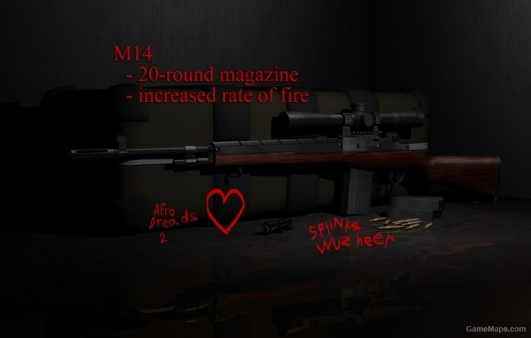 M14 script (hunting rifle) (Left 4 Dead 2) - GameMaps