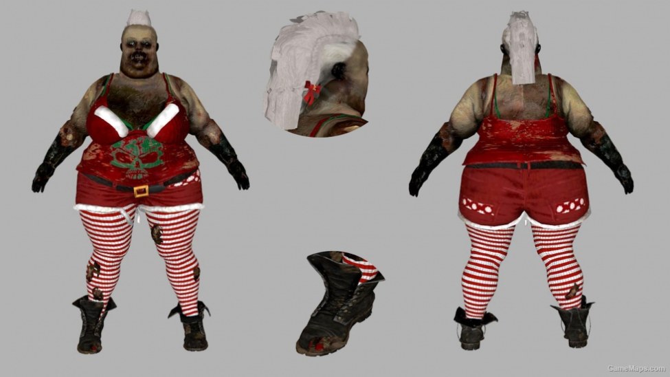 Mrs. Santa aka Boomette (HD) *** updated *** (Left 4 Dead 2) - GameMaps