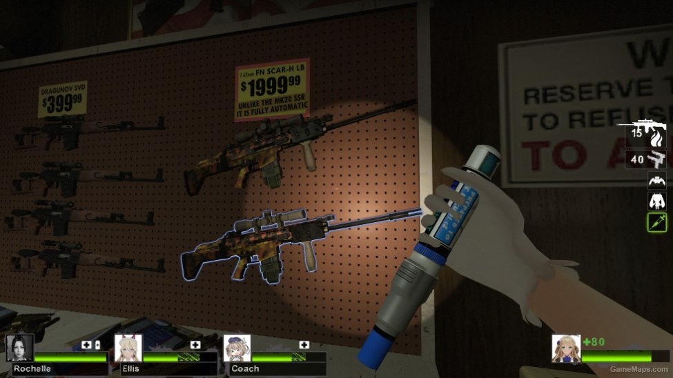 MW2 SCAR-H LB fall camo (FN MK 17 LB) [Military Sniper Rifle] (Left 4 ...