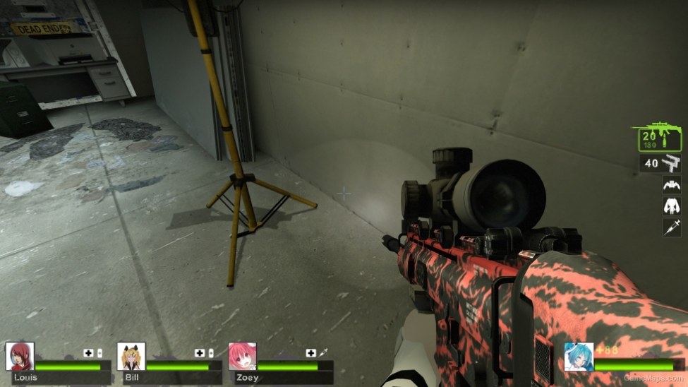 MW2 SCAR-H LB redtiger camo (FN MK 17 LB) [Military Sniper Rifle] (Left ...