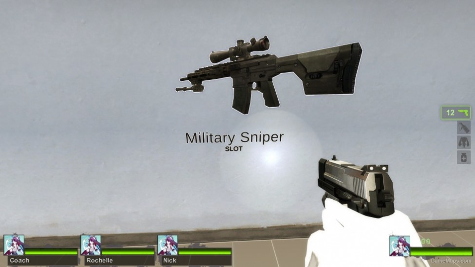 MW3 RSASS (military sniper) [Sound fix Ver] (Left 4 Dead 2) - GameMaps