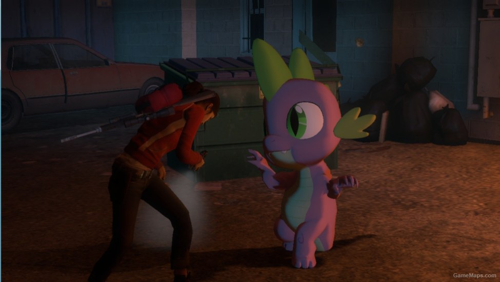 My Little Pony: Spike (Jockey) (Left 4 Dead 2) - GameMaps