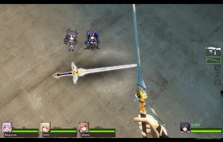 Noire Sword (Hyperdimension Neptunia) (Left 4 Dead 2) - GameMaps