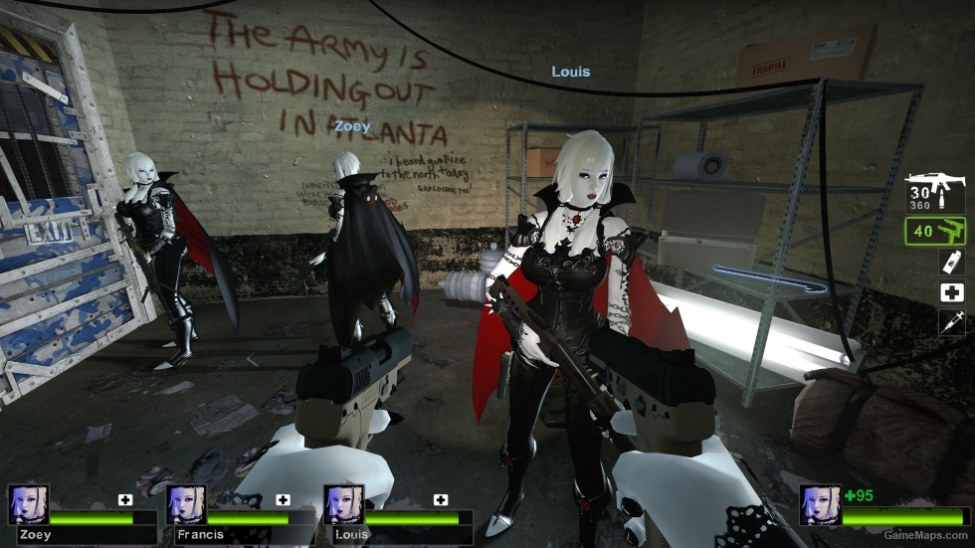 Only Arisha Royal Vampire Zoey (Left 4 Dead 2) - GameMaps