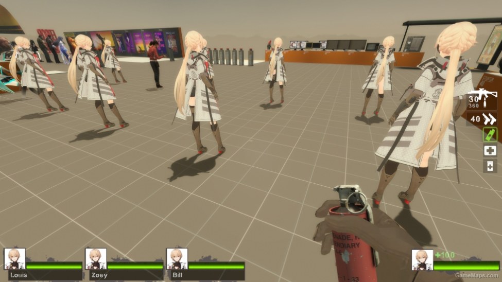 Only GF2 Exilium OTs14 Groza Zoey (request) (Left 4 Dead 2) - GameMaps