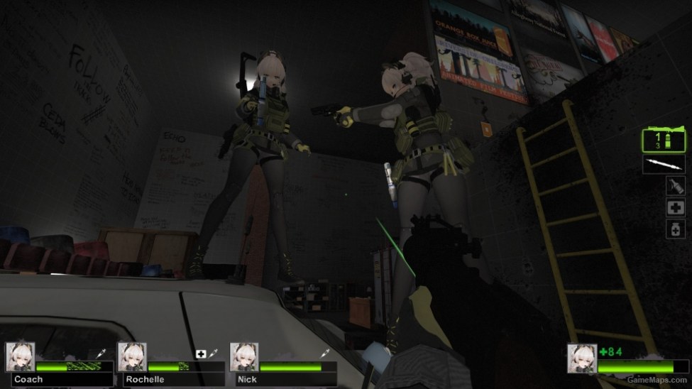 Only GF2 Peritya Zoey (request) (Left 4 Dead 2) - GameMaps