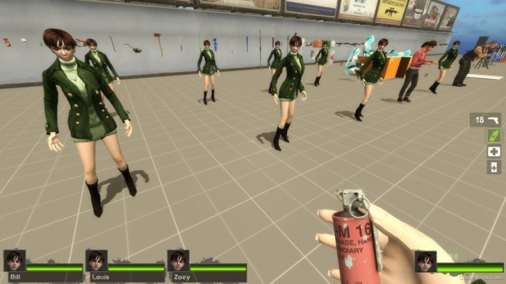 Zoey Mods - Left 4 Dead 2 - GameMaps