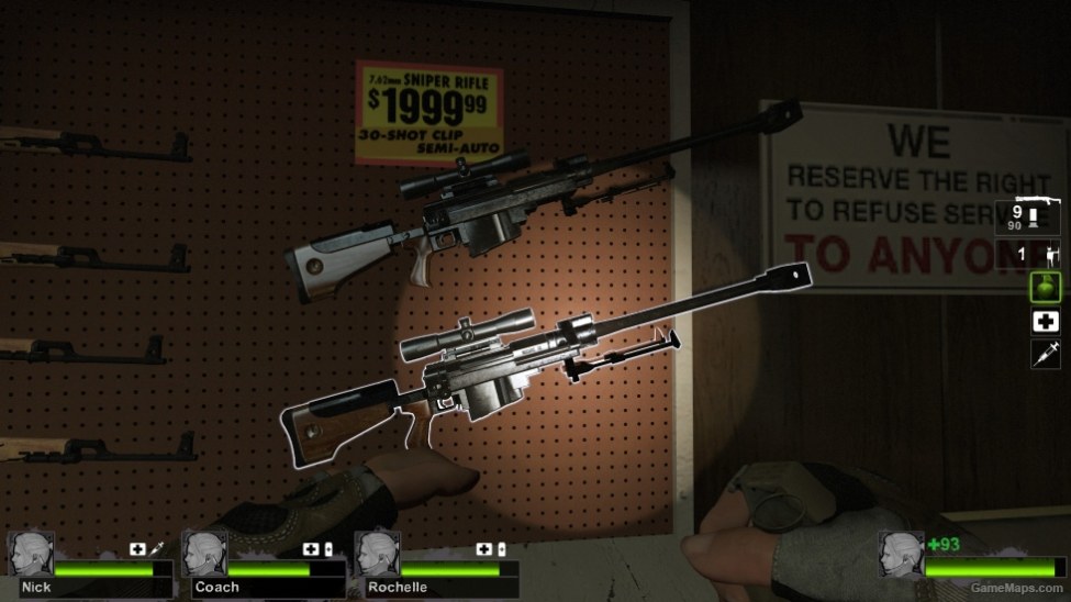 PGM Ultima Ratio Hecate II V2 (military sniper) (Left 4 Dead 2) - GameMaps