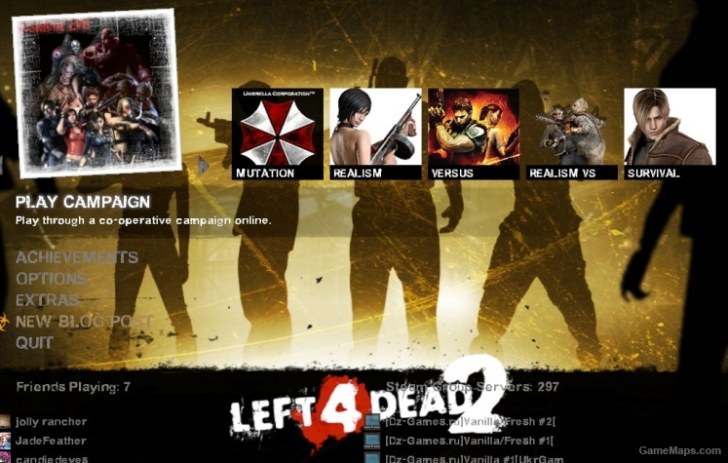 Menus Mods - Left 4 Dead 2 - GameMaps