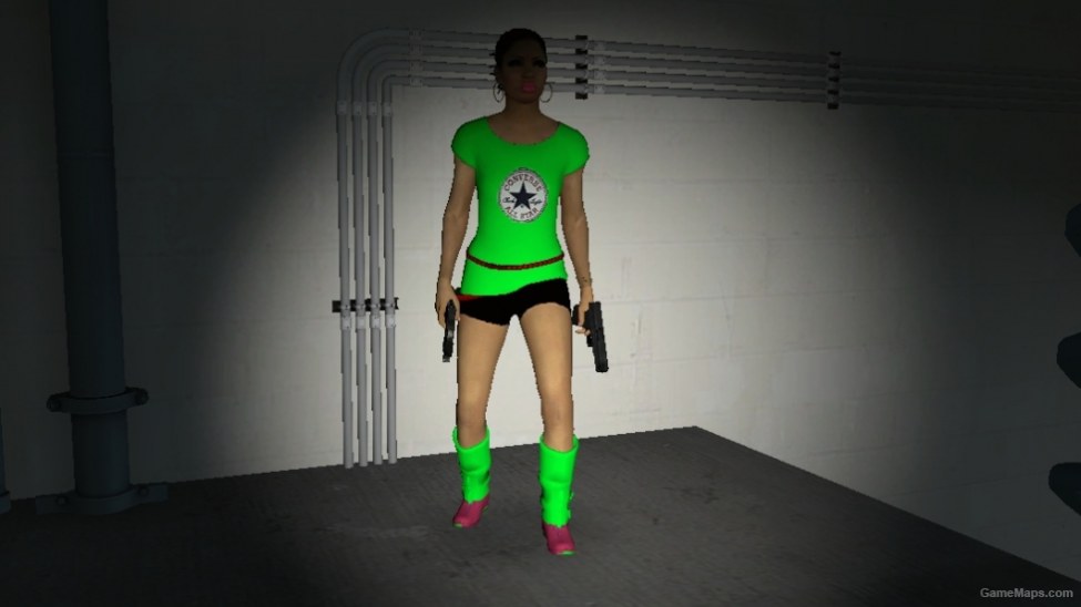 rochelle skin of green and black (Left 4 Dead 2) - GameMaps