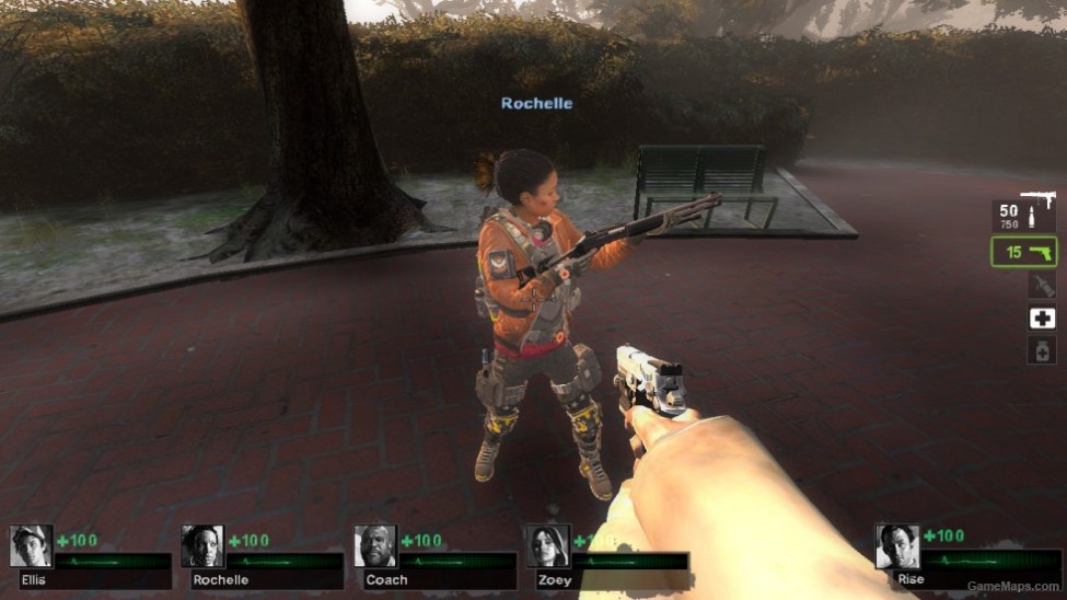 Rochelle With Zoey Animations (Custom Models) (Left 4 Dead 2) - GameMaps