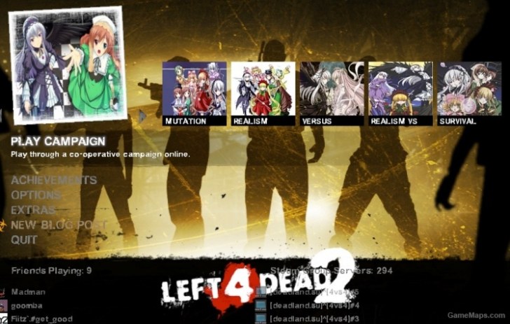 Menus Mods - Left 4 Dead 2 - GameMaps