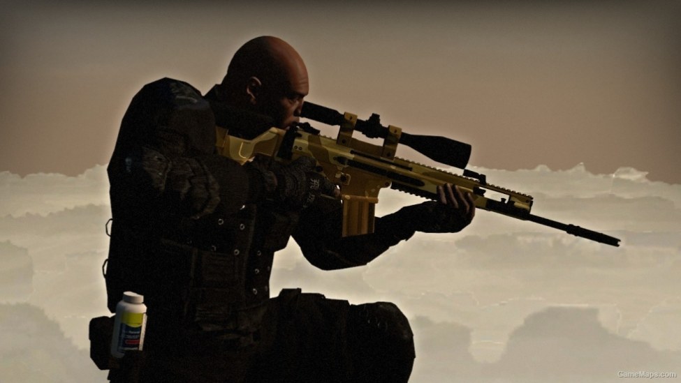 SCAR-20 Sniper Rifle (Left 4 Dead 2) - GameMaps