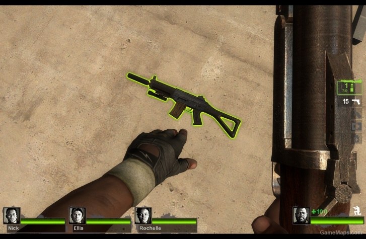 SG552 Suppressed (M16) (Left 4 Dead 2) - GameMaps