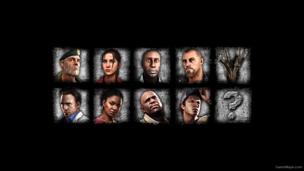 Survivor Lobby Pictures (White Version) (Left 4 Dead 2) - GameMaps