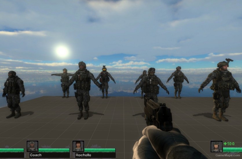 U.S Army Ranger survivors complete pack (All Survivors) (Left 4 Dead 2 ...