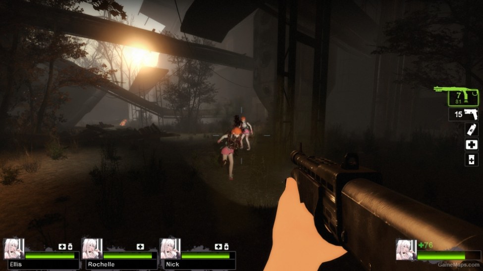 Unfolded SPAS-12 Stock with Cele's Animation (request) (Left 4 Dead 2 ...
