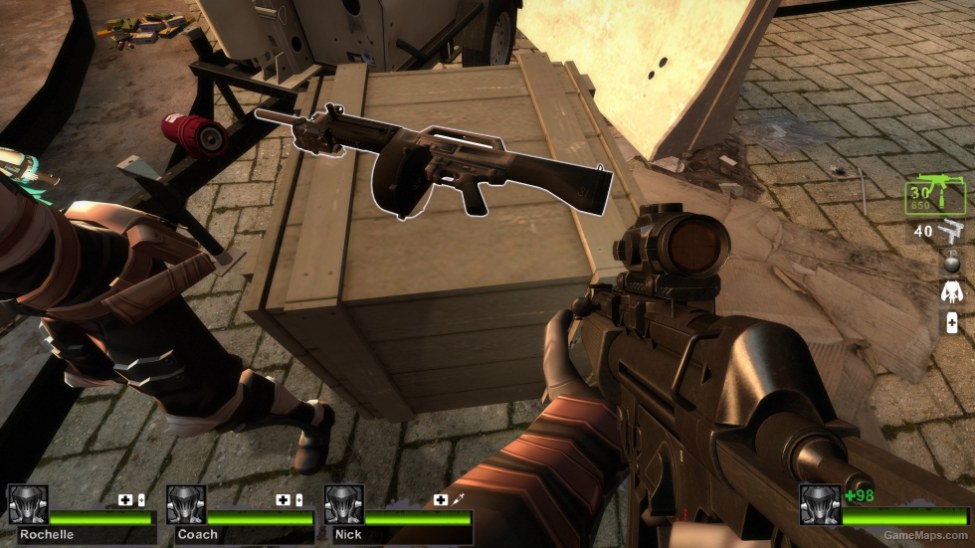 USAS-12 Shotgun (for Benelli) v3 (Left 4 Dead 2) - GameMaps