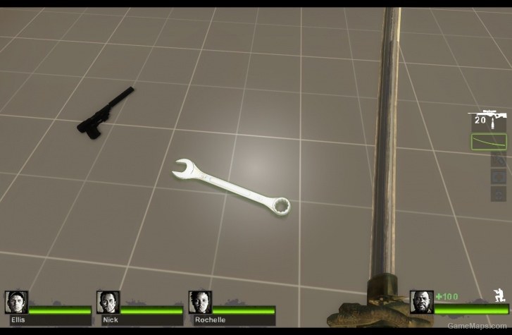 Wrench (Tonfa) (Left 4 Dead 2) - GameMaps
