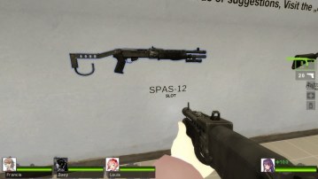 Unfolded SPAS-12 Stock with Cele's Animation (request) (Mod) for Left 4 ...