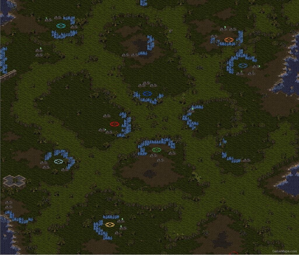 Download Melee Maps for StarCraft : Brood War - GameMaps.com