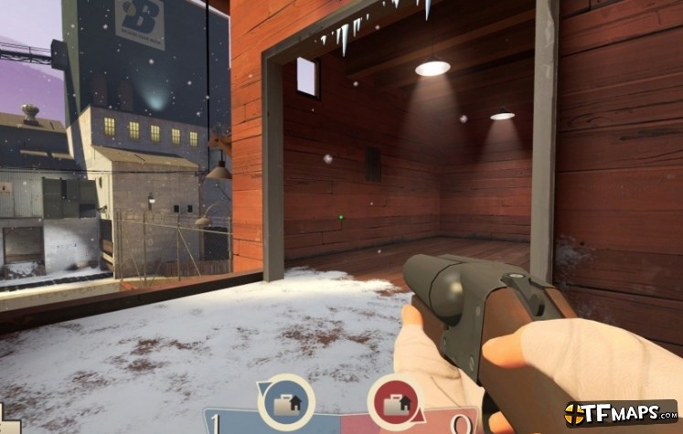 ctf_2fort_snowy (Team Fortress 2) - GameMaps