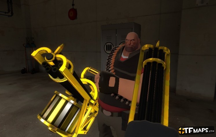 Saxxy Gold Brass Beast (Team Fortress 2) - GameMaps