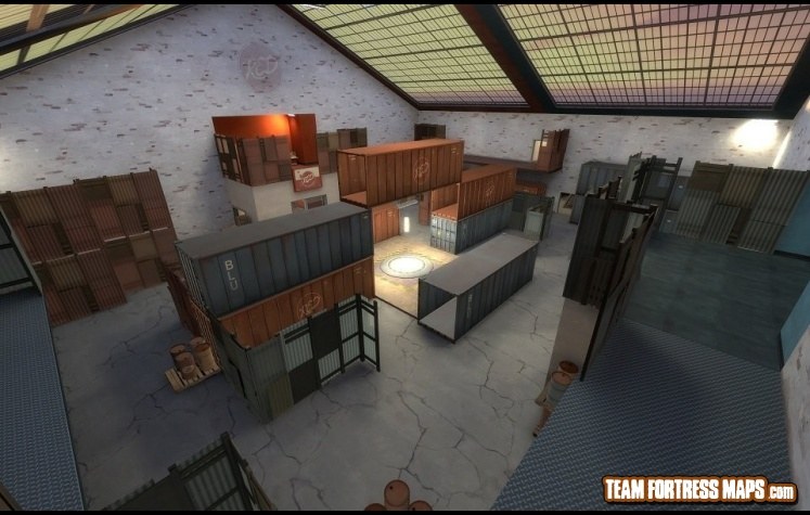 koth_warehouse (Team Fortress 2) - GameMaps