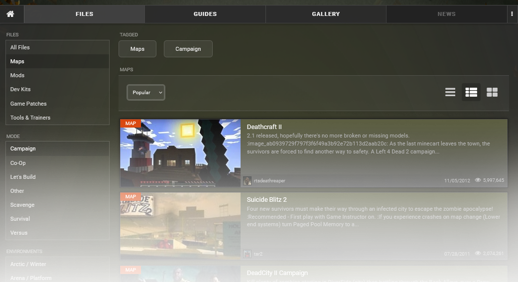 Free Maps, Mods and Tools for Games! - GameMaps.com